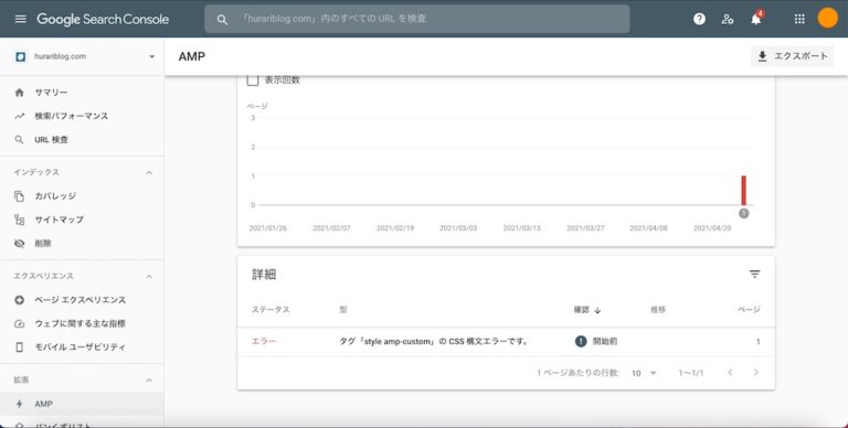 タグ「style amp-custom」のCSS構文エラー｜対処方法【サーチコンソール】